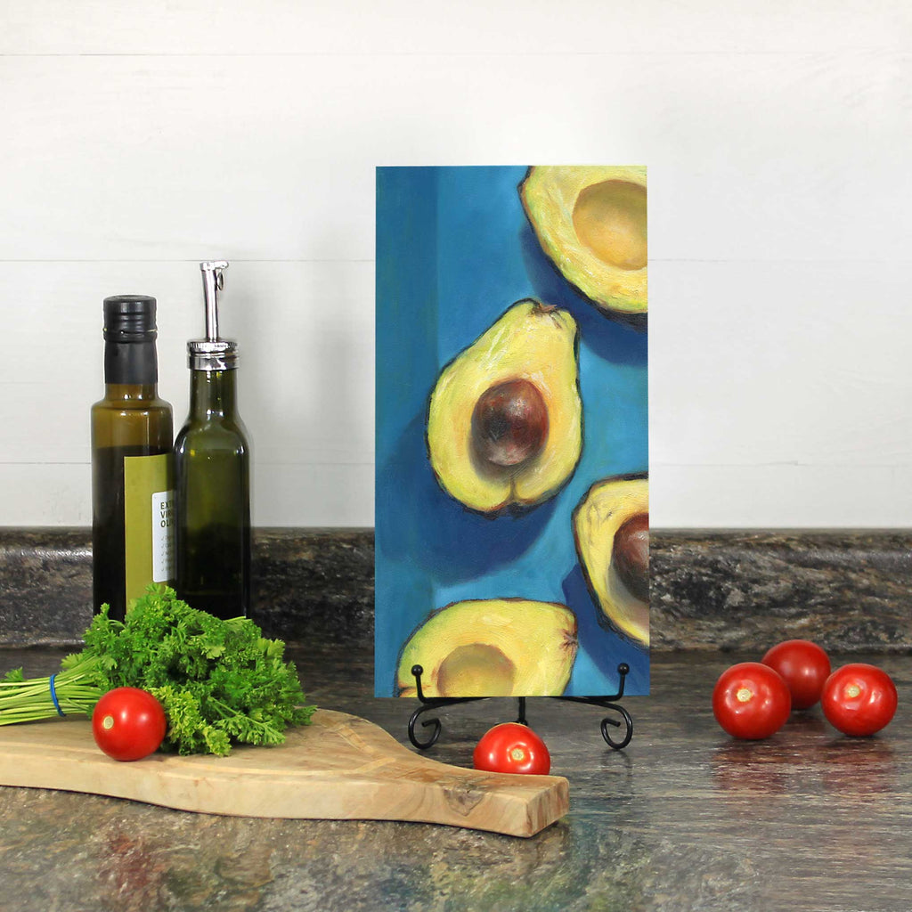 Avocado Two-Step : still life oil painting : $245 : 6x12 inches ...